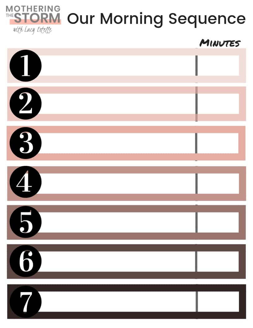 How to Make Mornings Less Stressful with Your ADHD Child • Lacy Estelle